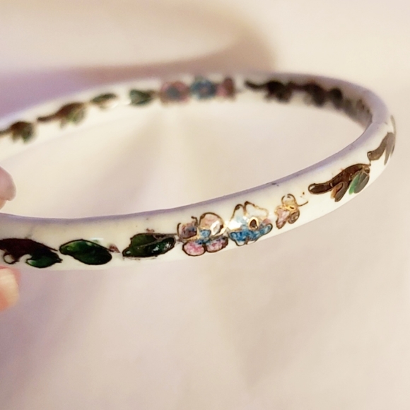 Jewelry | Vintage Enamel Hand Painted Bracelet | Poshmark